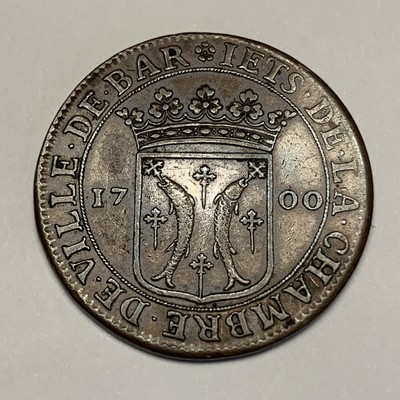 1700 France Coin Jeton Bar-le-Duc Chamber Token Lorraine VF Copper | eBay