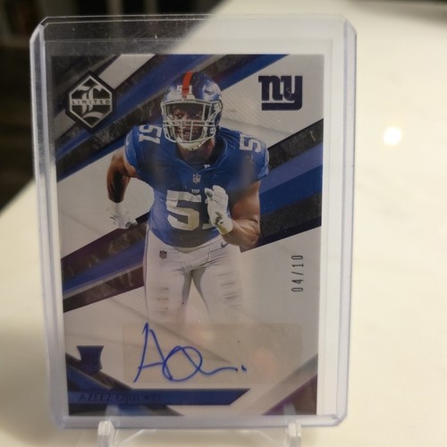 2021 Panini Limited Rookie Autographs Azeez Ojulari #197 /10 | eBay UK