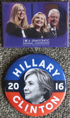 Hillary Clinton 2016 Democratic National Convention Campaign Buttons | eBay