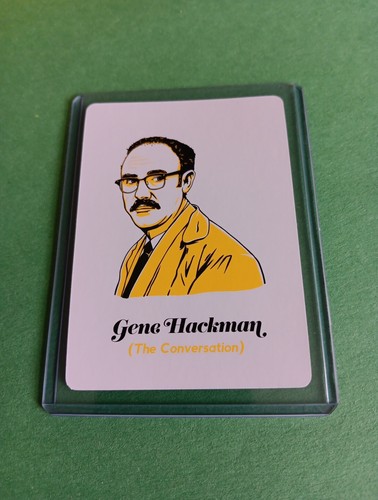 Gene Hackman Card Hollywood Celebrity Movie Flim Trading Game Card | eBay