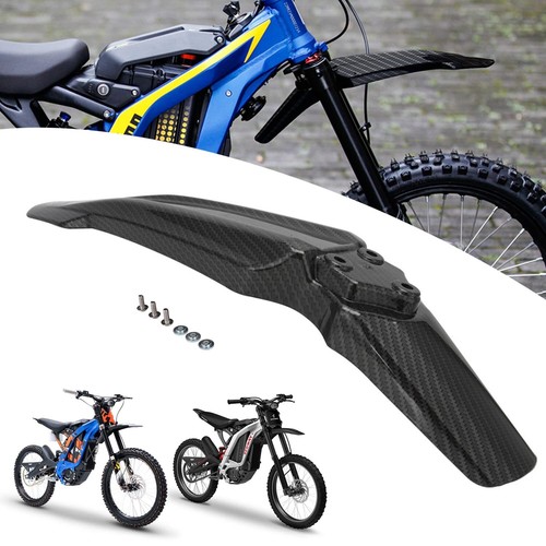 Dirt Bike Front Fender Imitation Carbon Fiber For Sur Ron X S Segway ...