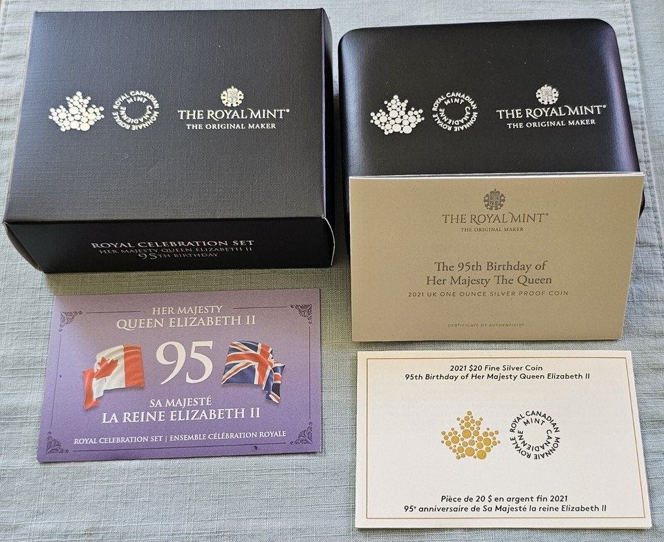 2021 Royal Celebration Set QEII 95th Birthday PF70 FIRST RELEASES (2 ...