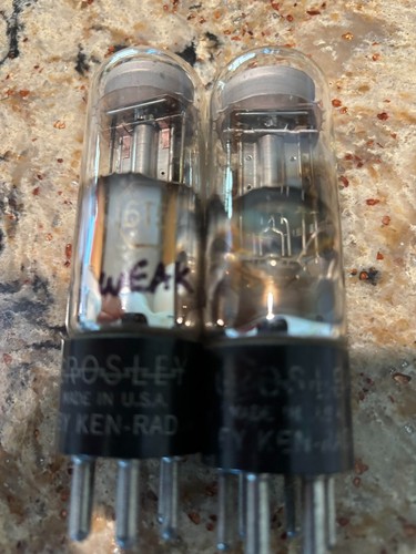 pair of original Crosley 6T5 eye tubes for display | eBay