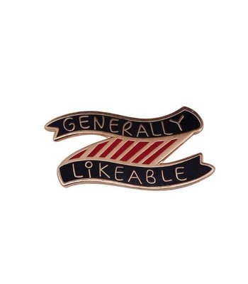 Generally Likeable Enamel Pin | eBay Australia