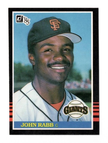 1985 Donruss John Rabb San Francisco Giants #236 Excellent | eBay