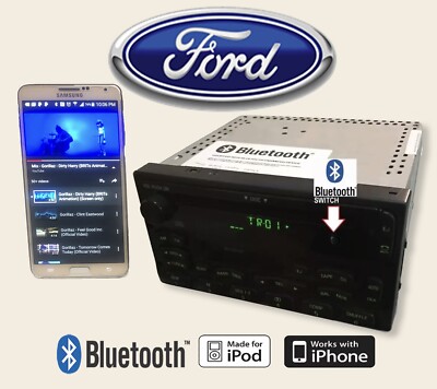 00-02 Ford ExPlorer Eddie Bauer F150 Series Superduty Bluetooth CD OEM ...
