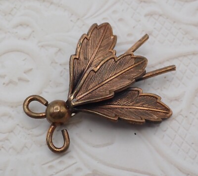 Vintage Bell Copper Brushed Wings Body Bug Pin Brooch | eBay