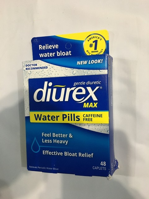 Diurex Max Diuretic Water Caplet 48 Count Exp 2020 for sale online | eBay