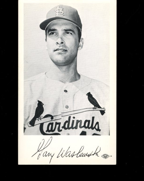 1969 Gary Waslewski St Louis Cardinals Team Issued B&W Postcard Photo ...
