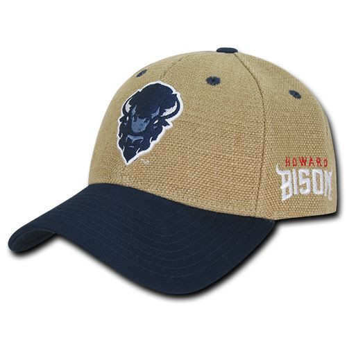 Howard University Bison HU Structured Jute Adjustable NCAA Baseball ...