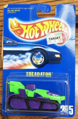 1991 Hot Wheels Treadator collector #205 Green/Purple 3035--Brand NEW ...
