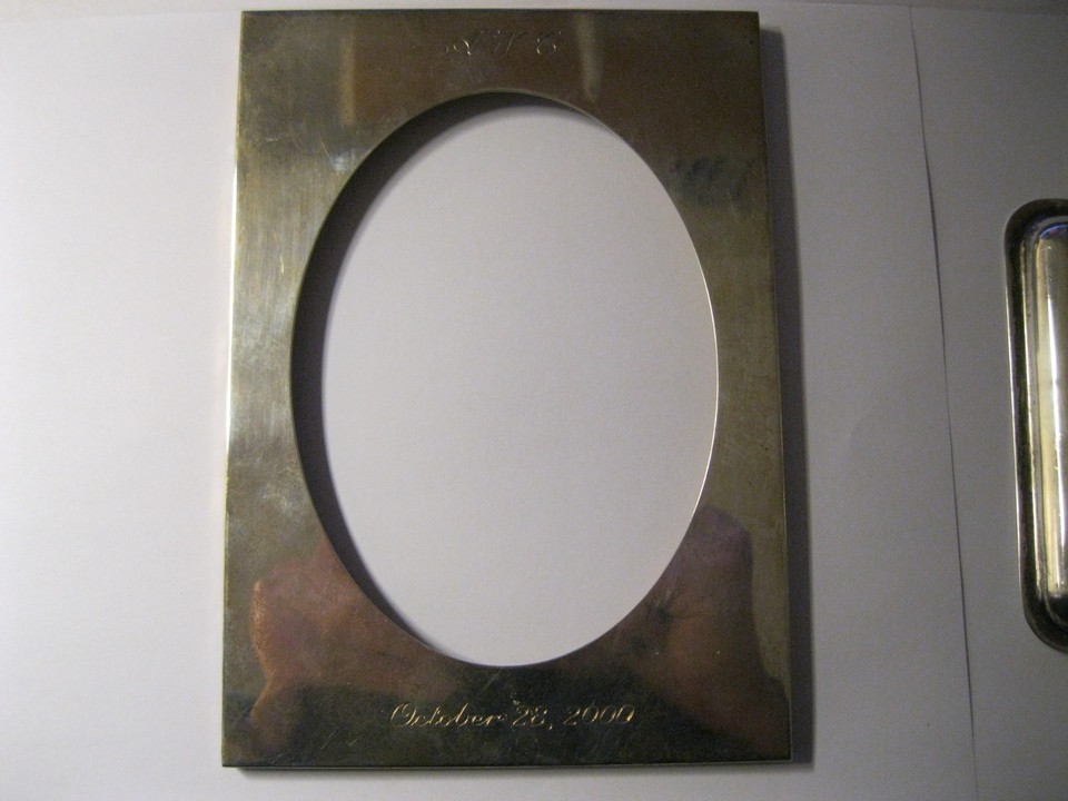 TIFFANY & CO. STERLING SILVER SOLID WEDDING INVITATION! 235 GRAMS! OVER ...