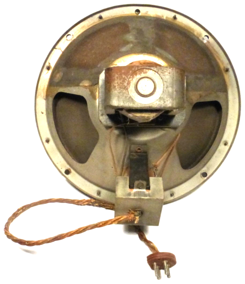vintage PHILCO 118: WORKING 10 & 3/4" F.C. SPEAKER - GOOD CONE/ holes ...