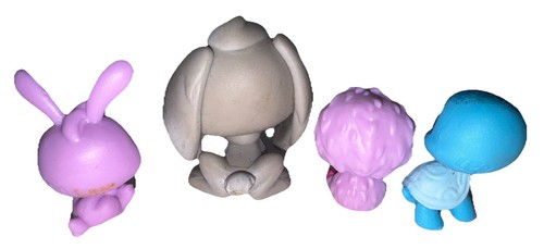 Littlest Pet Shop #346 Bunny Rabbit Lop Ears Gray White Blue Dot Eyes ...