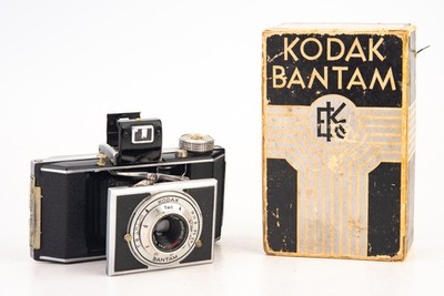 Kodak Bantam Folding 828 Film Camera with 47mm f/4.5 Lens in Box 1930's ...