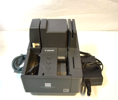 Canon ImageFORMULA CR-120 Check Scanner M112060 w/ AC Adapter & USB ...