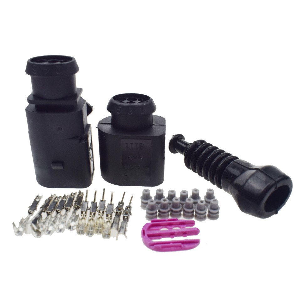4 Sets 6 Pin 3B0973813 1J0973713 Sealed Male Female Connector Kit For ...