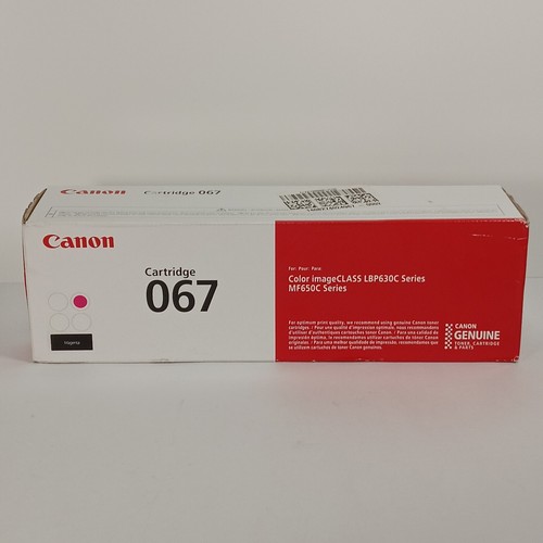 Canon 067 Original OEM Toner Cartridge Magenta LBP630C Brand New Sealed ...
