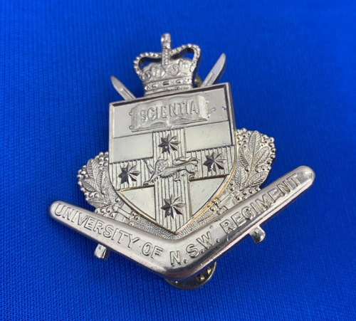 University of New South Wales Regiment Hat Badge Original Staybrite ...