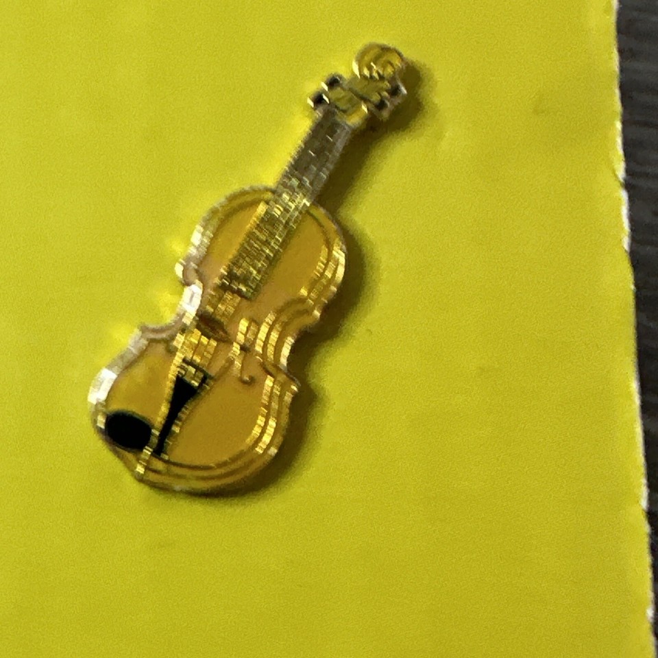 Vintage Violin Lapel Pin Tie Tack Hat Enamel Collectible | eBay UK