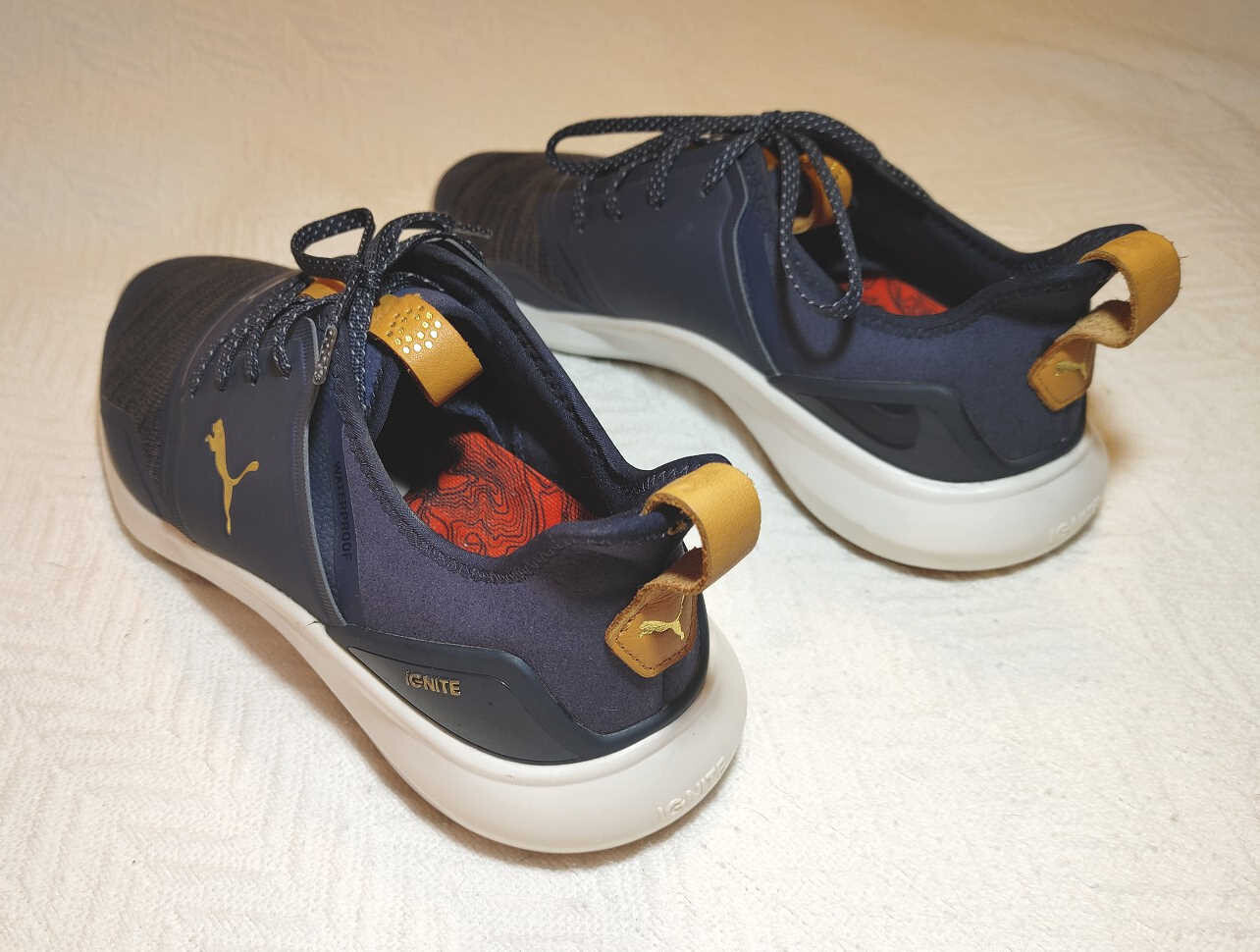 PUMA Ignite NXT Spikeless Golf Shoes Blue White Water… - Gem