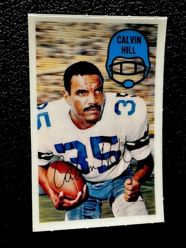 1970 Kellogg’s #49 Calvin Hill Dallas Cowboys NO CRACKS NO SCRATCHES HI ...