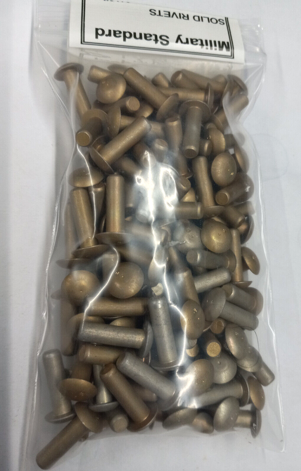 Military Standard P/N MS20470AD6-10 Length: 5/8", dia: 3/16" (143Pack/5 ...