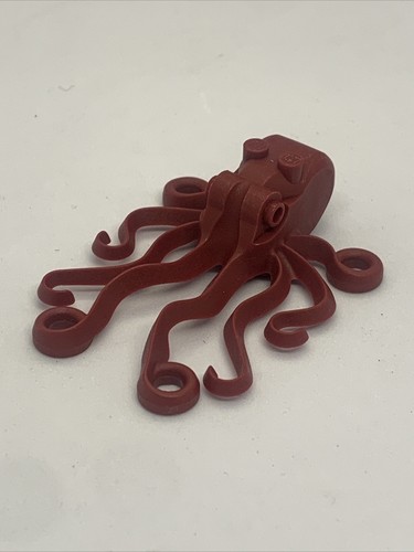 LEGO Octopus Dark Red Squid Animal Water Ocean Water Atlantis ...