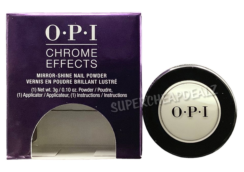 OPI Chrome Effects Nail Powder 3g / 0.1oz / Top Coats 0.5oz - ALL ...