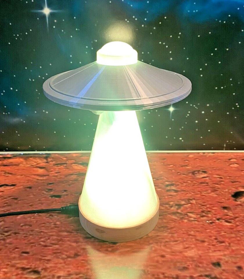 UFO Desk Lamp,Alien Desk Lamp,Space Ship Lamp,Alien Lamp,X Files, | eBay