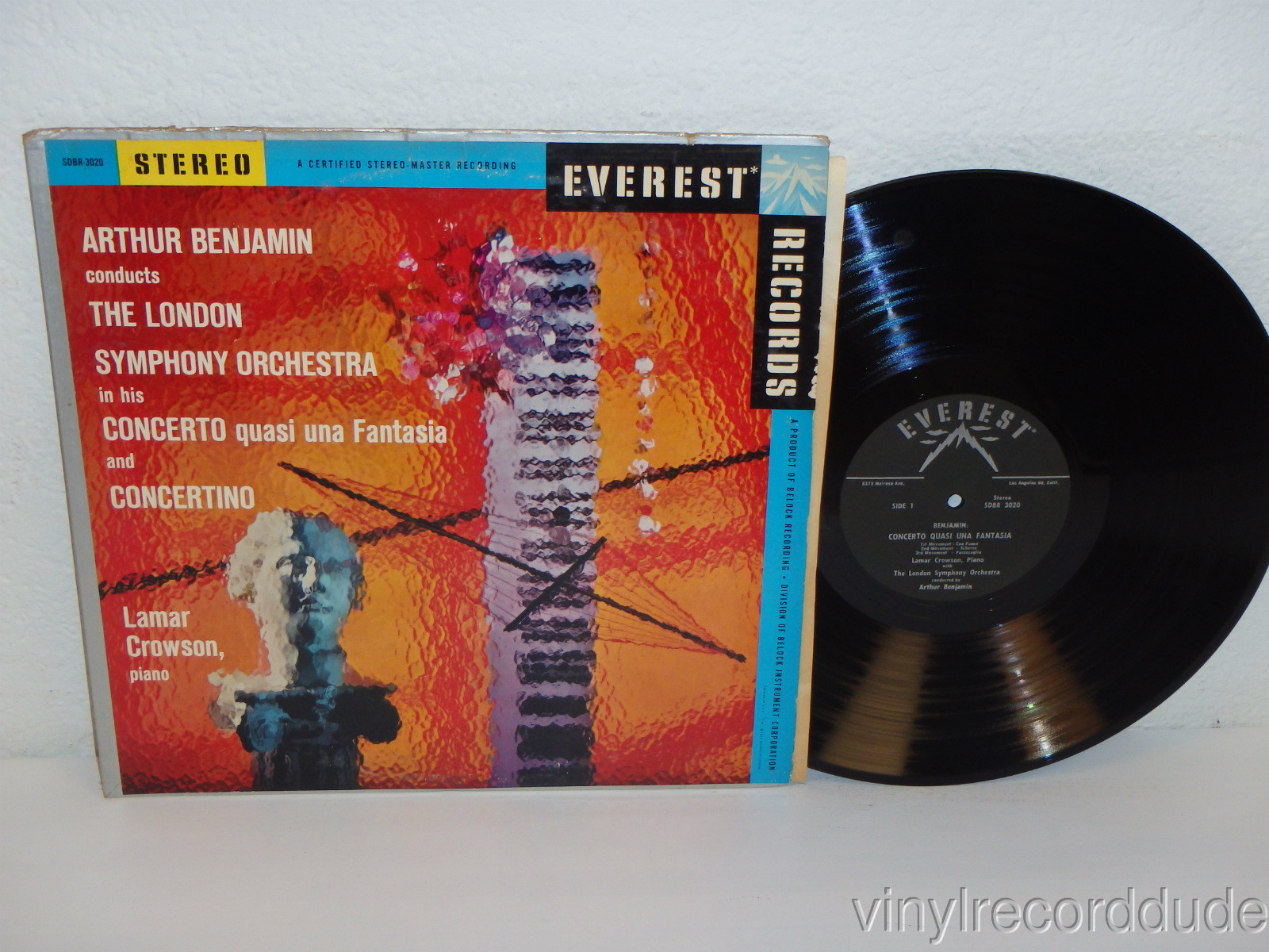 CROWSON / Benjamin Concerto quasi una Fantasia LP Everest SDBR 3020 Silver-Back | eBay