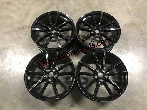 19" Golf R Pretoria Style Alloy Wheels Gloss Black VW Golf MK5 MK6 MK7 ...