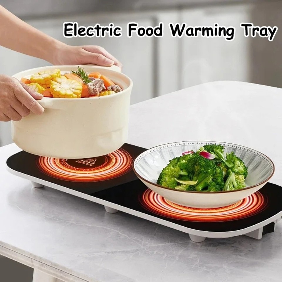 Food Electric Warming Plate Warmer Hot Placemat Plate Placemat Long ...