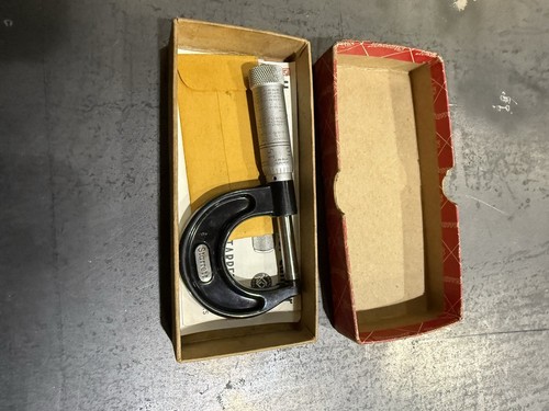 Starrett #436 0-1” Outside Micrometer With Box. Used | eBay