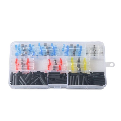300 PCS Waterproof Terminal Connectors Kit Set Solder Seal Heat Shrink ...