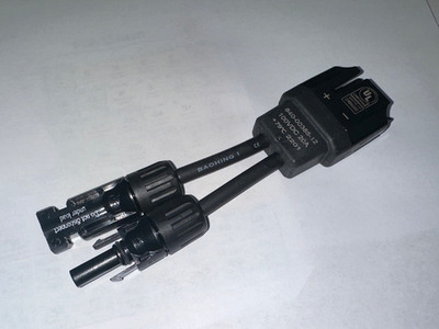 Enphase Microinverter DC 840-00385-12 Connector Cable Black | eBay