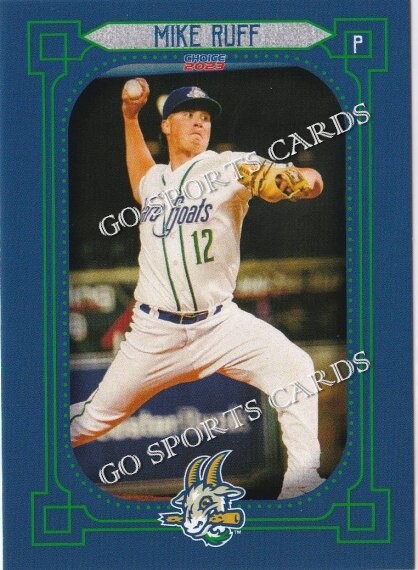 2023 Hartford Yard Goats Mike Ruff RC Rookie Colorado Rockies Minor ...