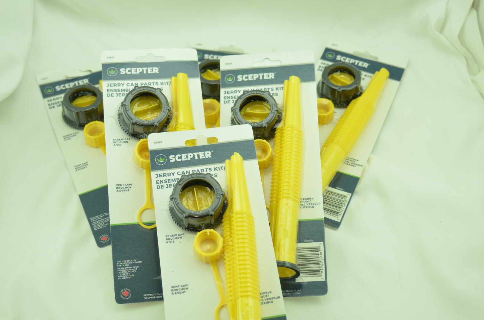 6x Scepter Spout Kit Jerry Gas Can 4 Piece Parts 03647 Stopper Vent ...