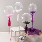 DIY 3D Transparent Clear PVC Balloons Round Circle Ballon Party Helium ...