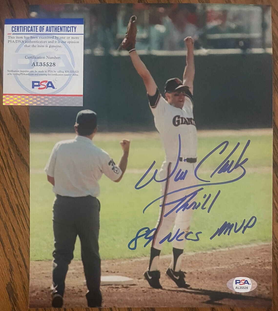 Will Clark Autographed Memorabilia | Signed Photo, Jersey, Collectibles ...