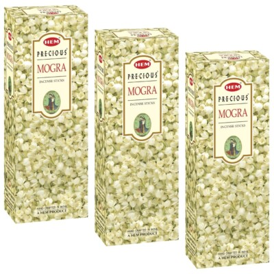 Hem Mogra Incense Sticks Home Fragrance Agarbatti Hexa Pack 120 Sticks ...