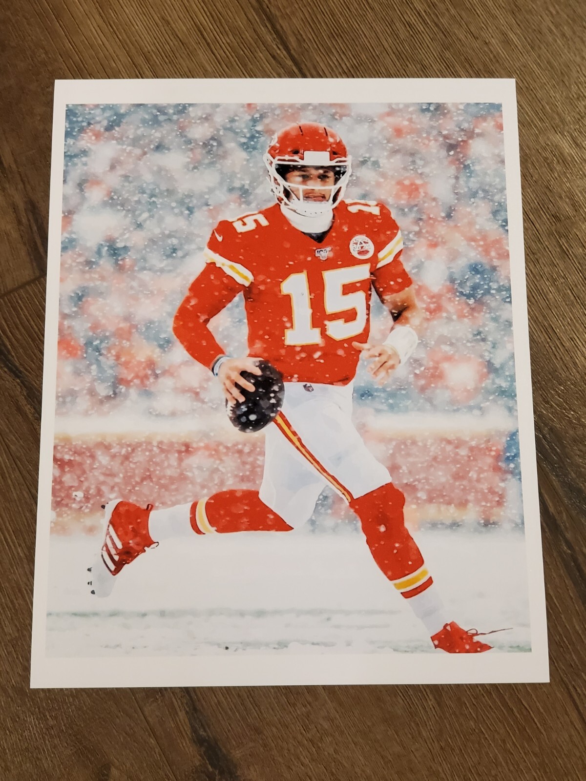 PATRICK MAHOMES Art Print Photo Rare 8 x 10" Poster KANSAS CITY CHIEFS ...