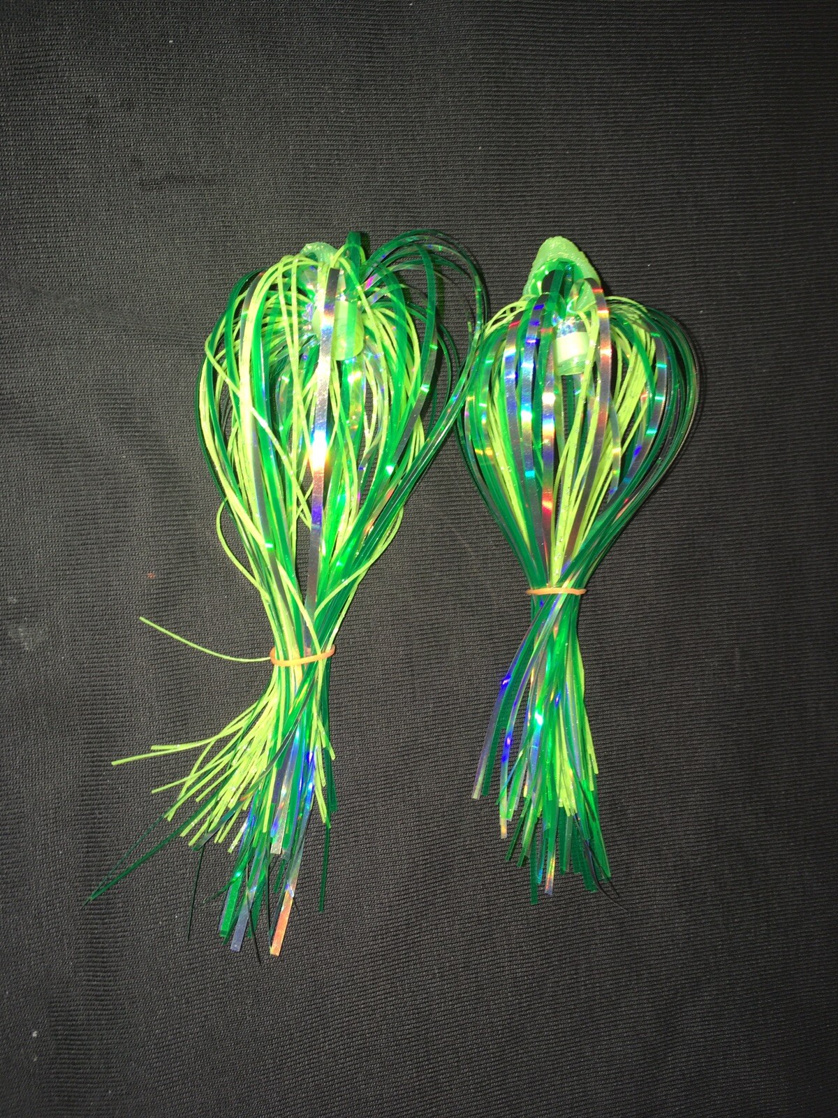 High Percentage Magnum Big Eyes Salmon Trolling Flies Pack Of 2/ 6” Rigged | eBay