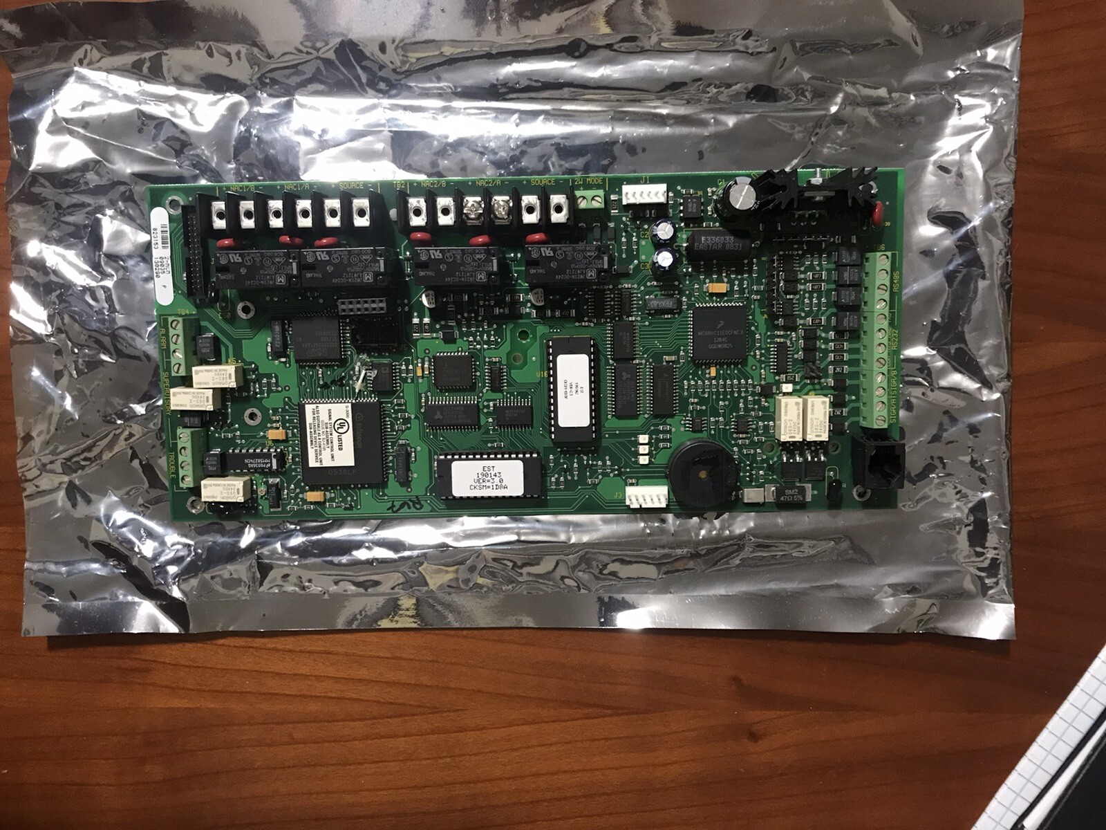 EST Edwards 2-MCM Main Controller Module for EST2 Fire Alarm CPU | eBay