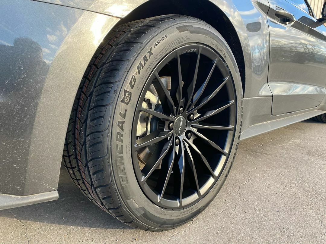 20 inch Wheels INOVIT TORQUE Satin Black Finish Rims Size 20x8.5 PCD ...