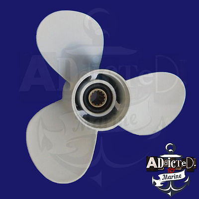 YAMAHA 11 5/8 x 11-g NEW Propeller Prop 40-50-60HP OUTBOARDS 3 Blade ...