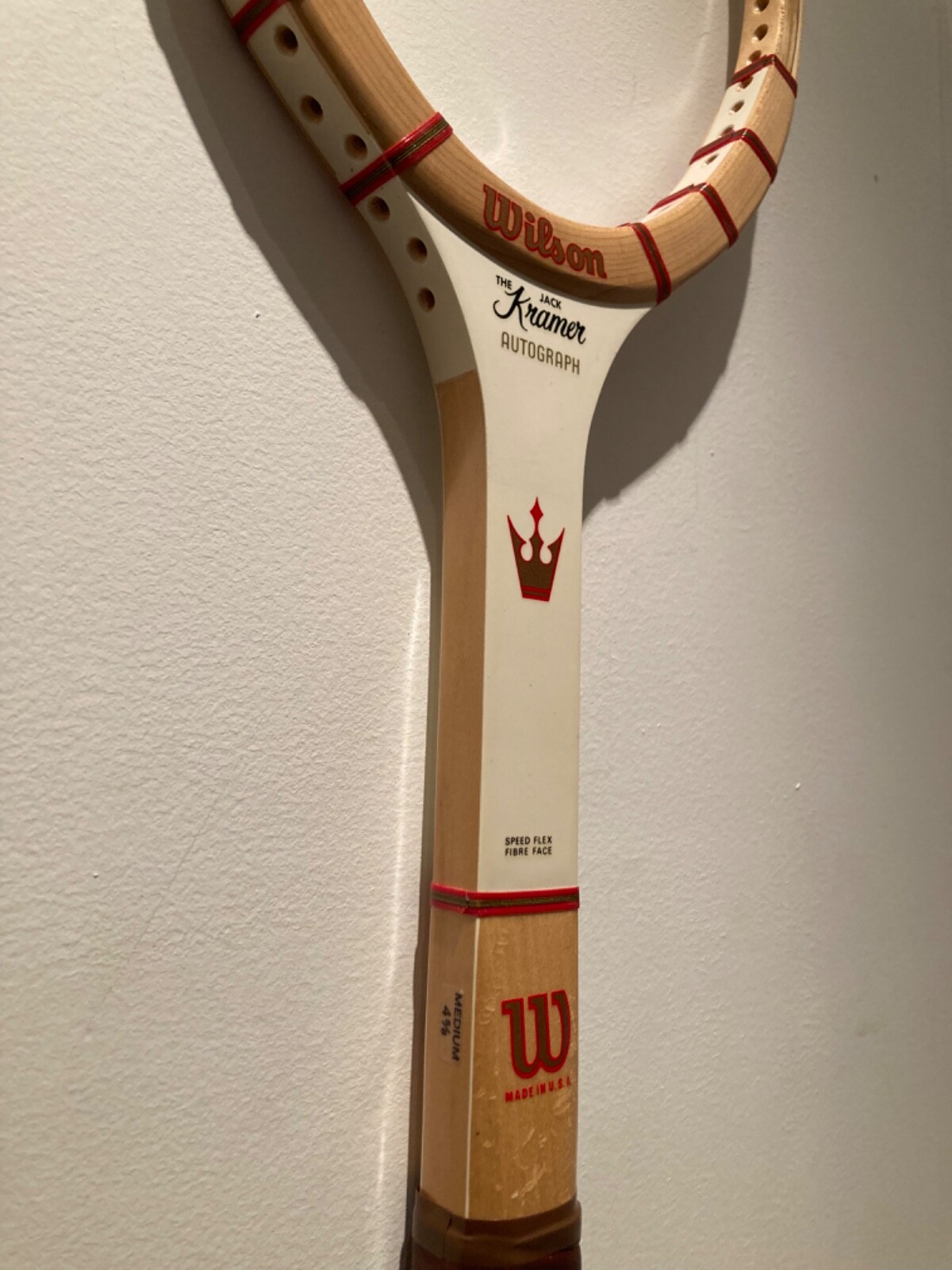 Never Been Strung Wilson Jack Kramer Autograph Tennis Racket 4 5/8 Grip ...
