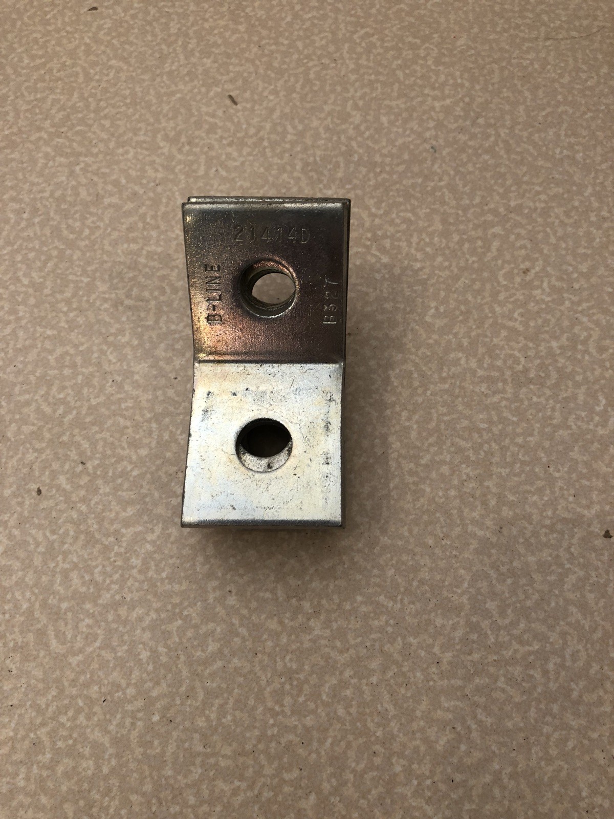 Unistrut B-line B327 TWO HOLE OPEN SHORT ANGLE, 45 DEG (Lot Of 4) Zinc ...