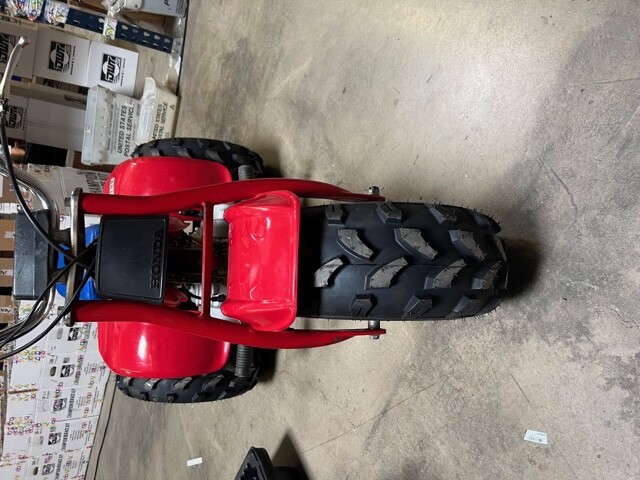 Honda ATC 70 DWT Polished Front Rear 18" Tires Rims Wheels 18x9.5-8 ...