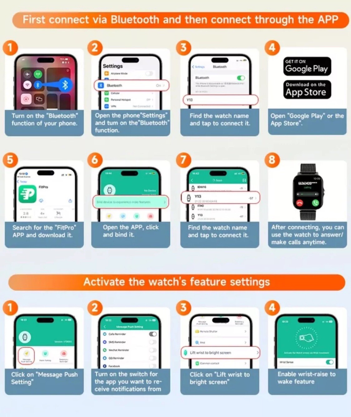 Simson Lab Smart Watch with Fitness Tracker B/P & Heart Monitor ...